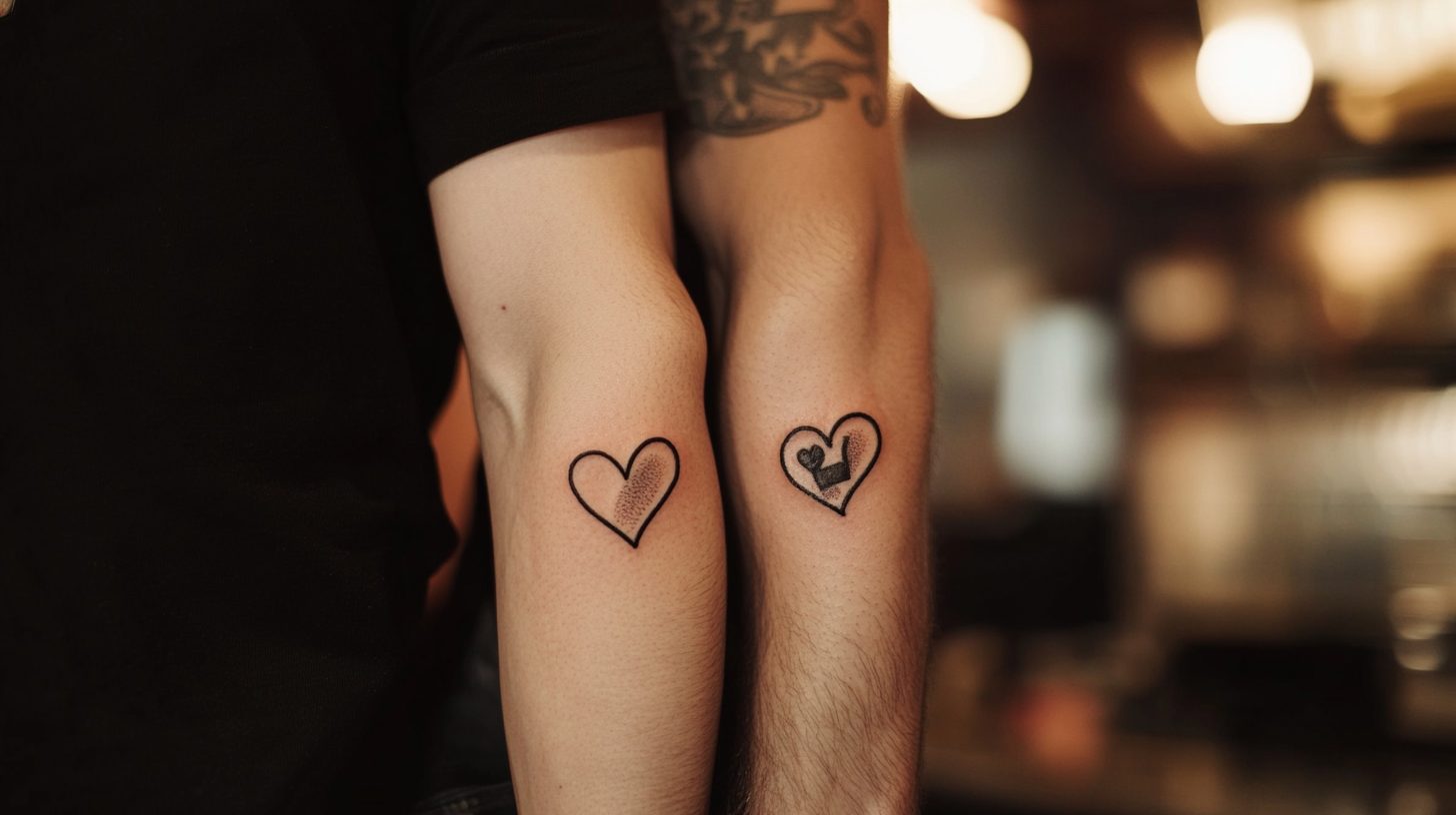 Partner Tattoo Klein: Ideen für Paare