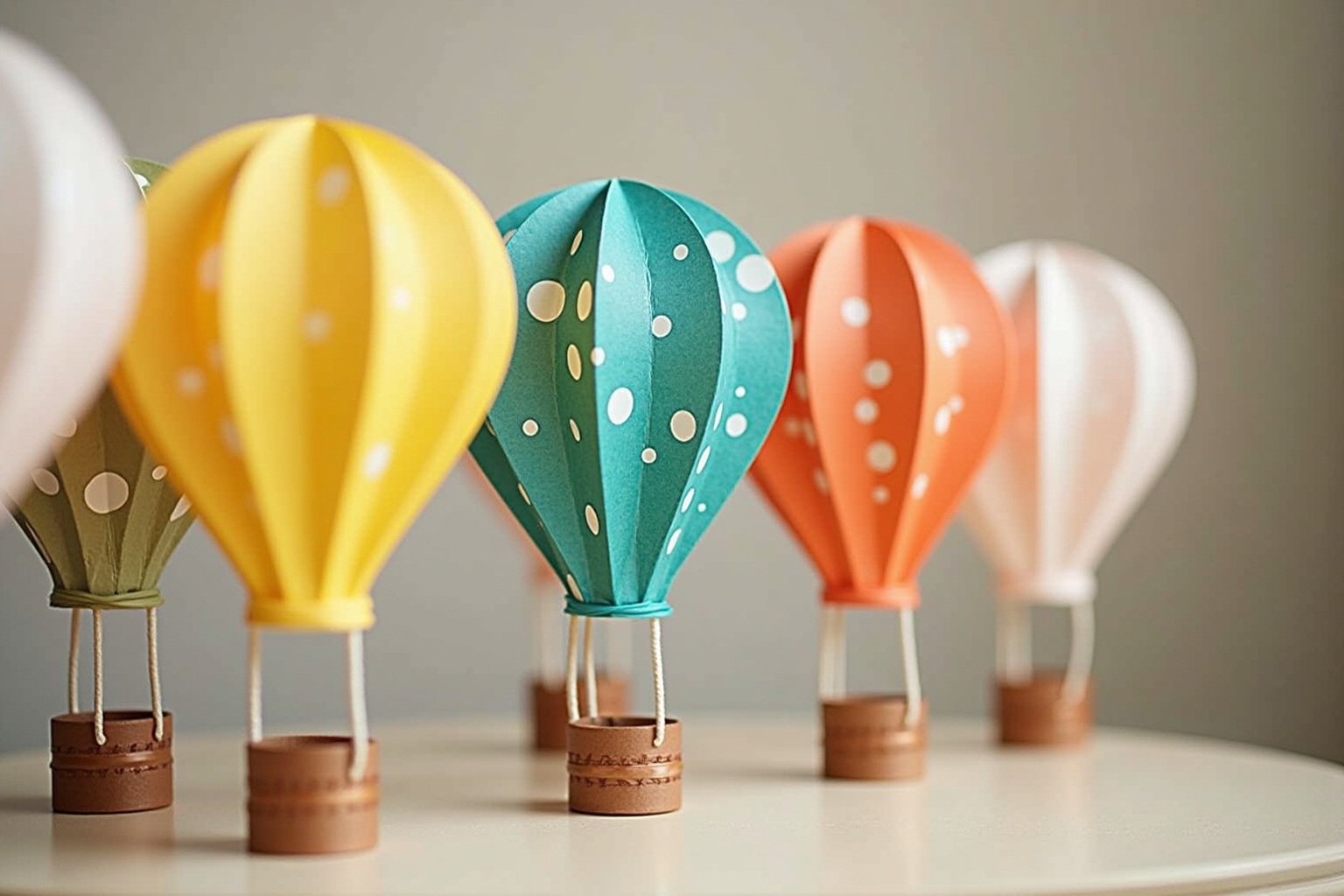 Heissluftballon Basteln Geschenk
